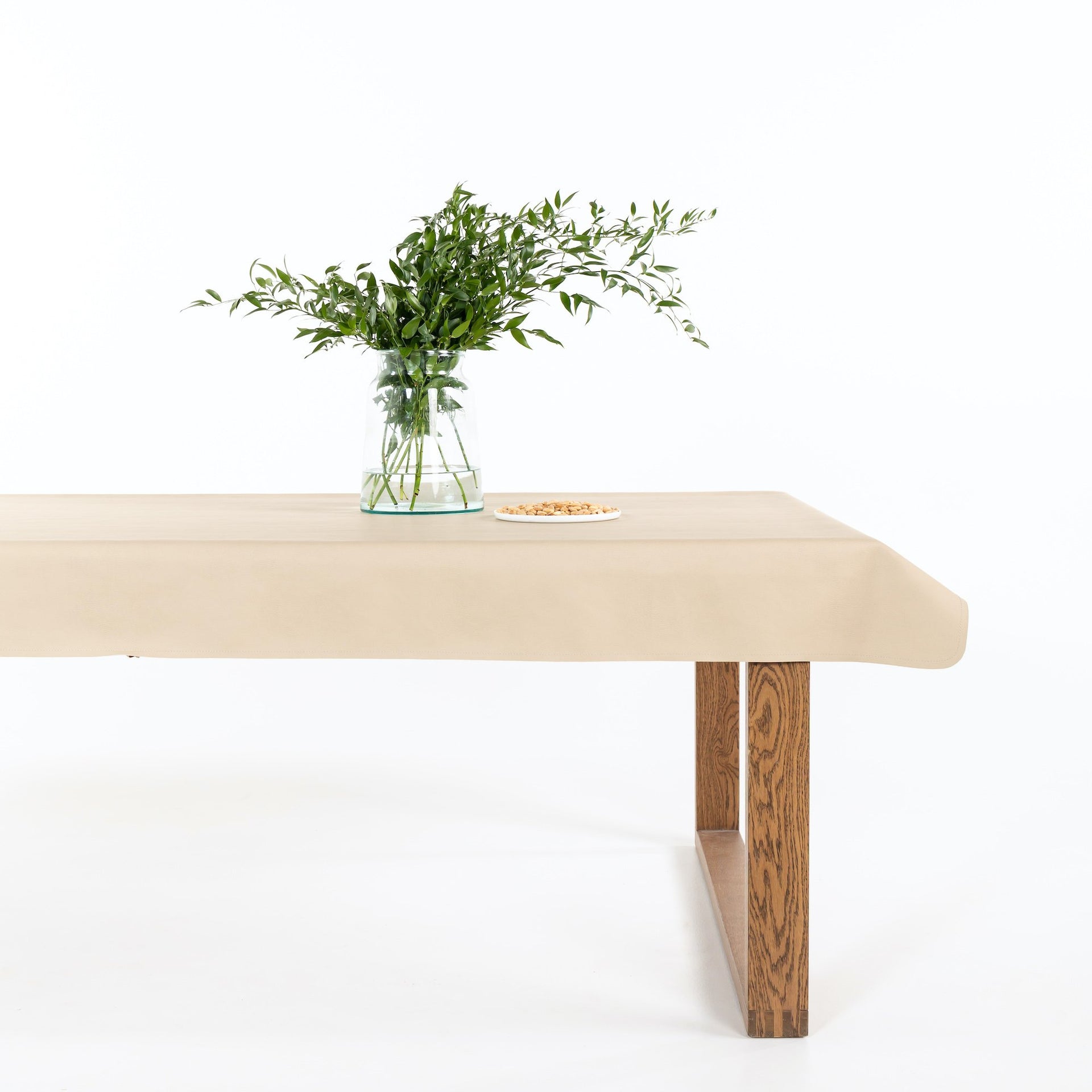 Wipeable Leather Tablecloth for Family Dining | Gathre