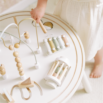 Wooden Standing Activity Table | High Quality & Neutral Colors – Gathre