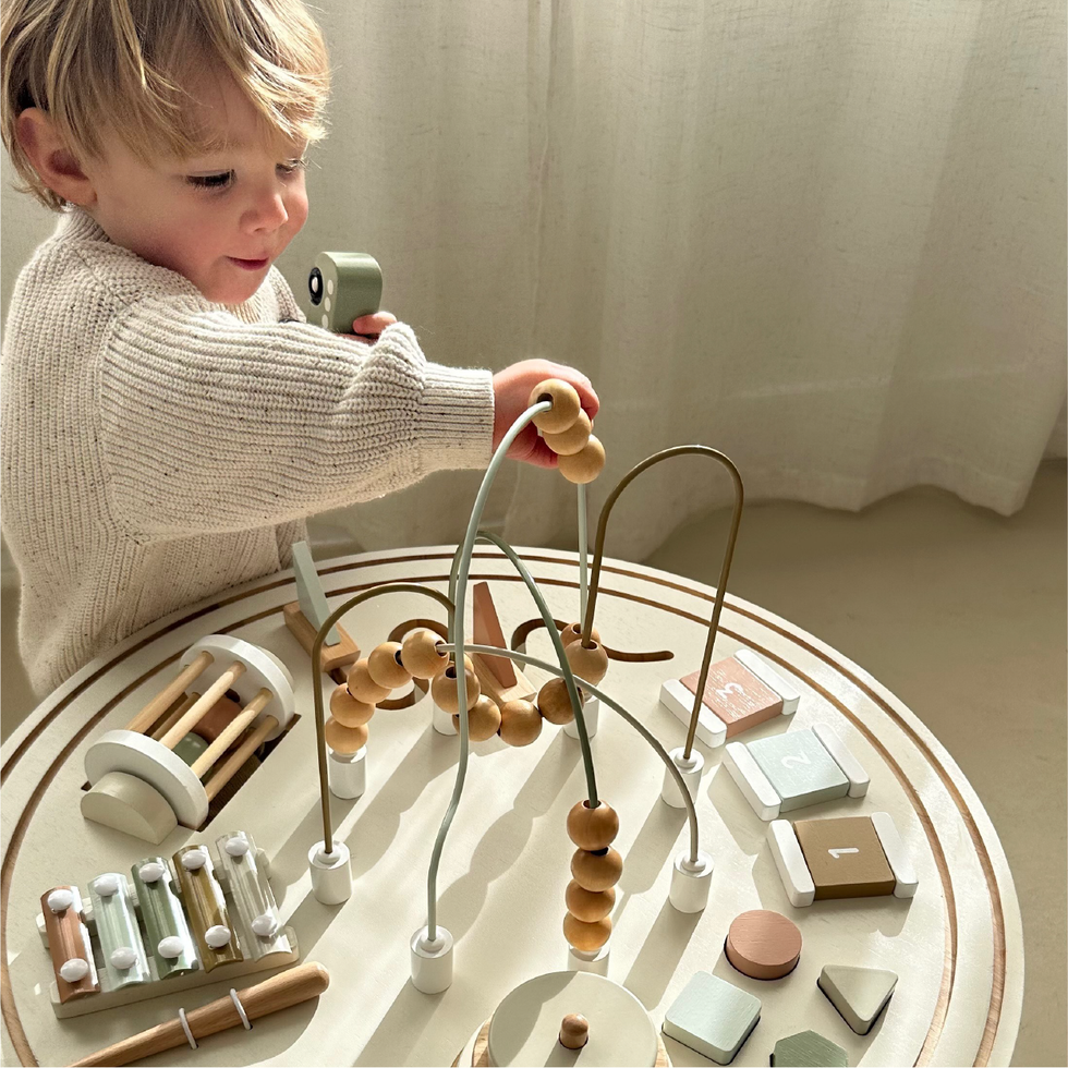 Wooden Standing Activity Table | High Quality & Neutral Colors – Gathre