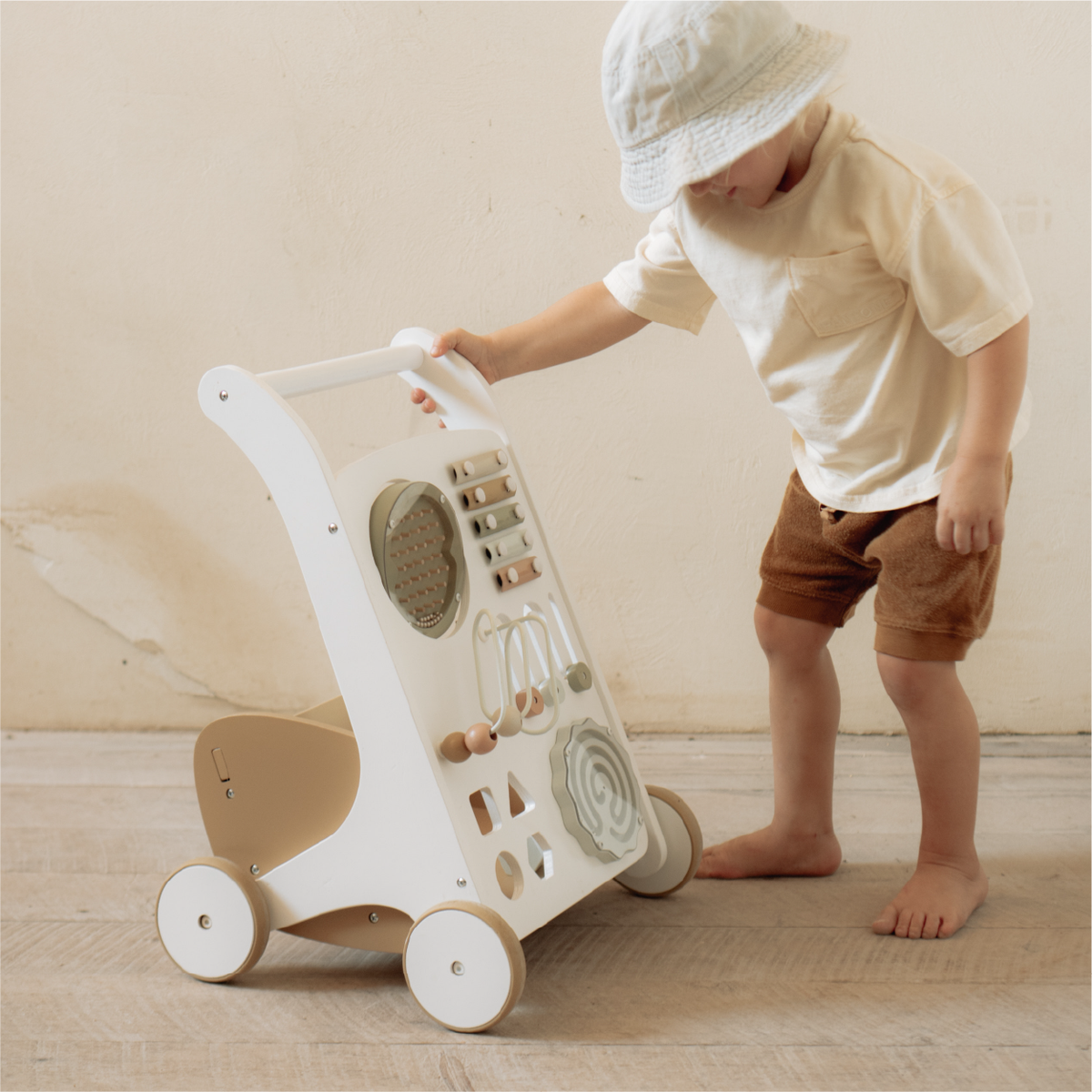 Wooden Activity Walker for Toddlers | Gathre