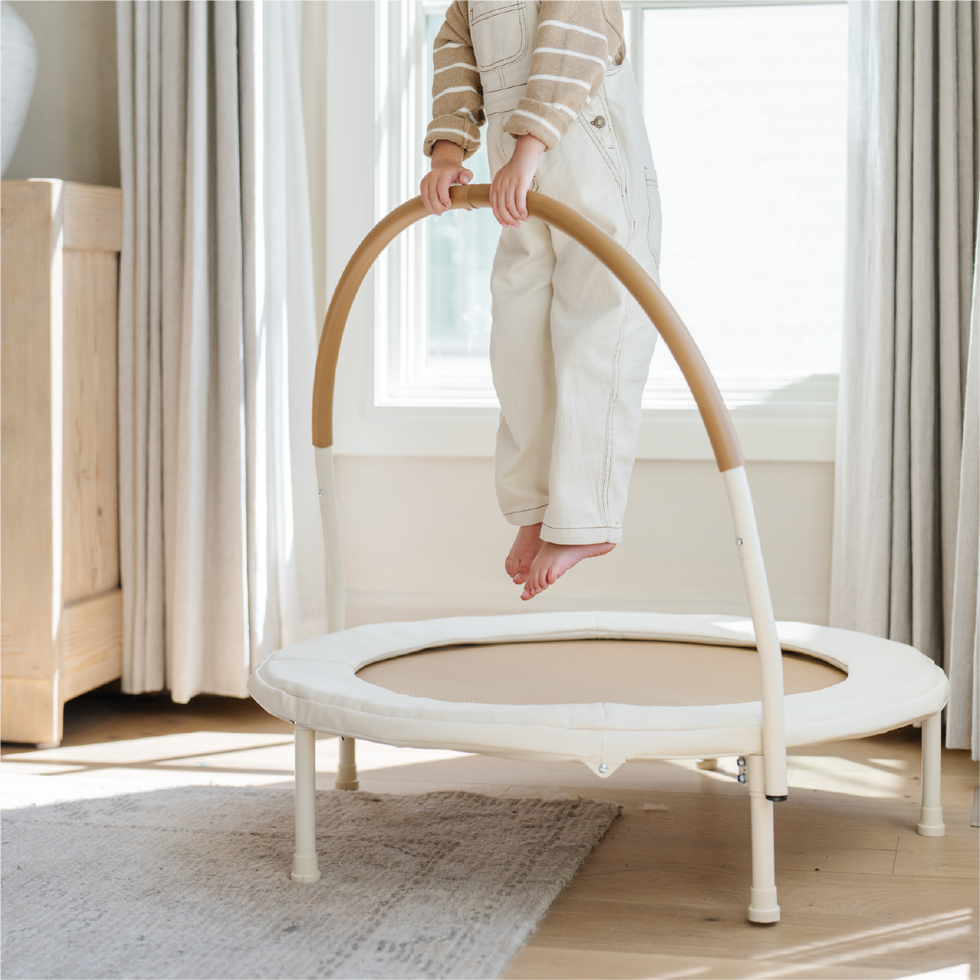 Toddler Trampoline with Removable Handle | Heirloom Quality – Gathre